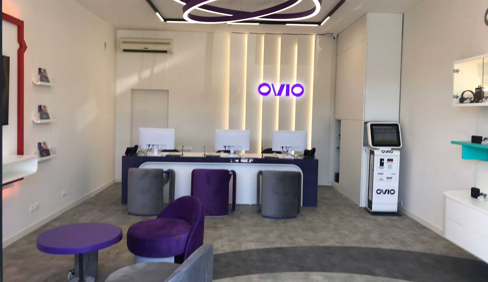 The renovated OVIO sales and services centers have resumed operations